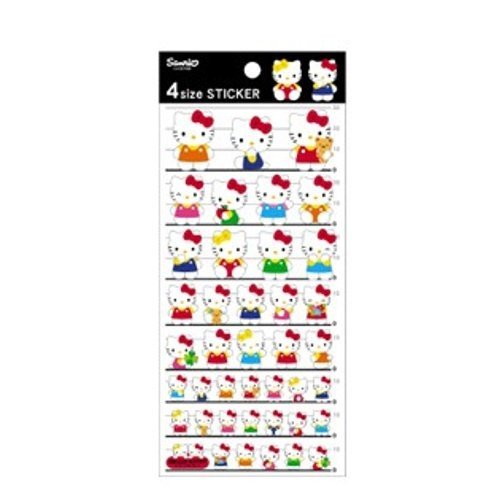 [Clearance][NEW] Sanrio Hello Kitty -4 Size Sticker Kamio Japan 2016 – JYW KAWAII