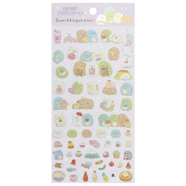 [Sumikko Gurashi] Sparkling Prism Stickers Set - Purple San-X Official ...
