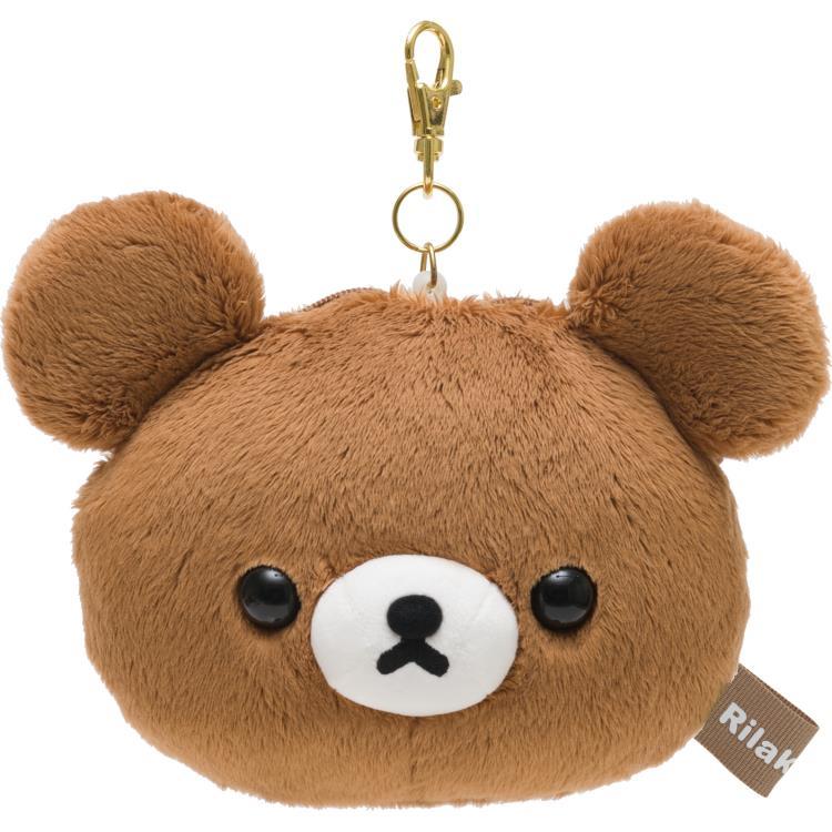 [Rilakkuma] Plush Pass Case w/Reel -Chairoi Koguma San-X Official Japa ...