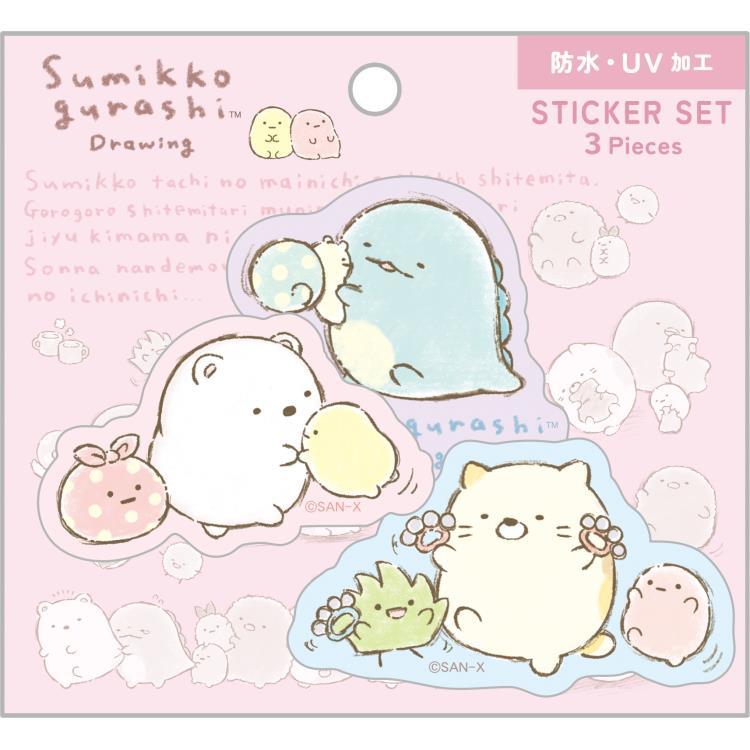 [Sumikko Gurashi] - Sumikko Drawing - Sticker Set -A San-X Official Ja ...