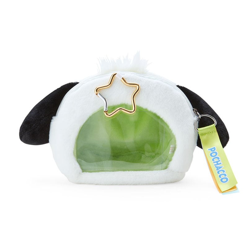 [Clearance]#[Sanrio] Windowed Face-Shaped Pouch -Pochacco [APR 2024] S ...