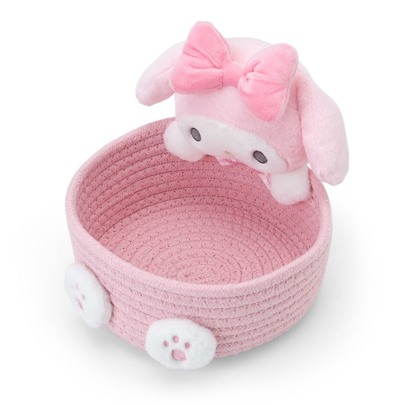 [Sanrio] Rope Basket w/Mascot M-Size -My Melody [JUL 2024] Sanrio Orig ...