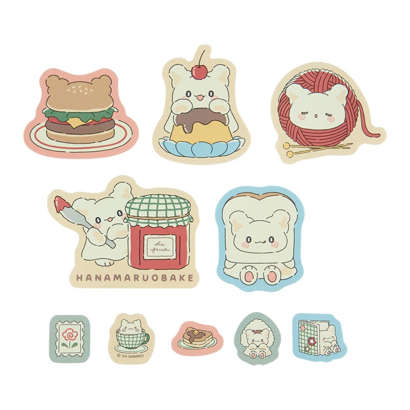 [Sanrio] Hanamaruobake -Itsumo Isshonano Design Series- Sticker Set [A ...