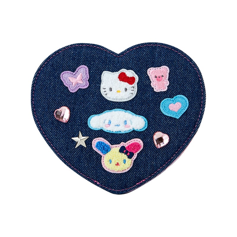 [Clearance]#[Sanrio] -Denim Patch Design Series- Folding Mirror [SEP 2 ...