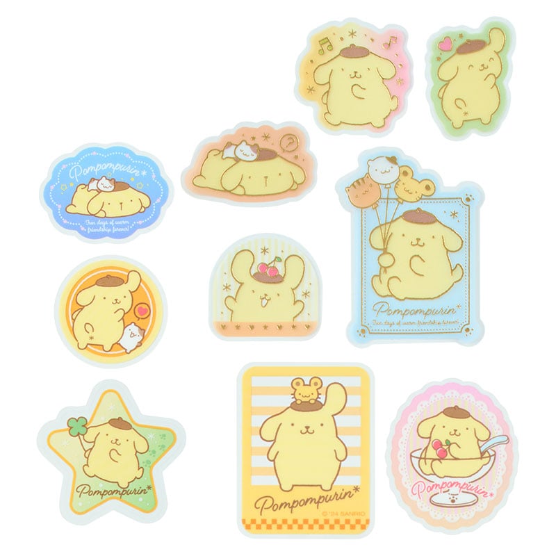 [Clearance]#[Sanrio] Sticker Set -Pom Pom Purin [NOV 2024] Sanrio Orig ...