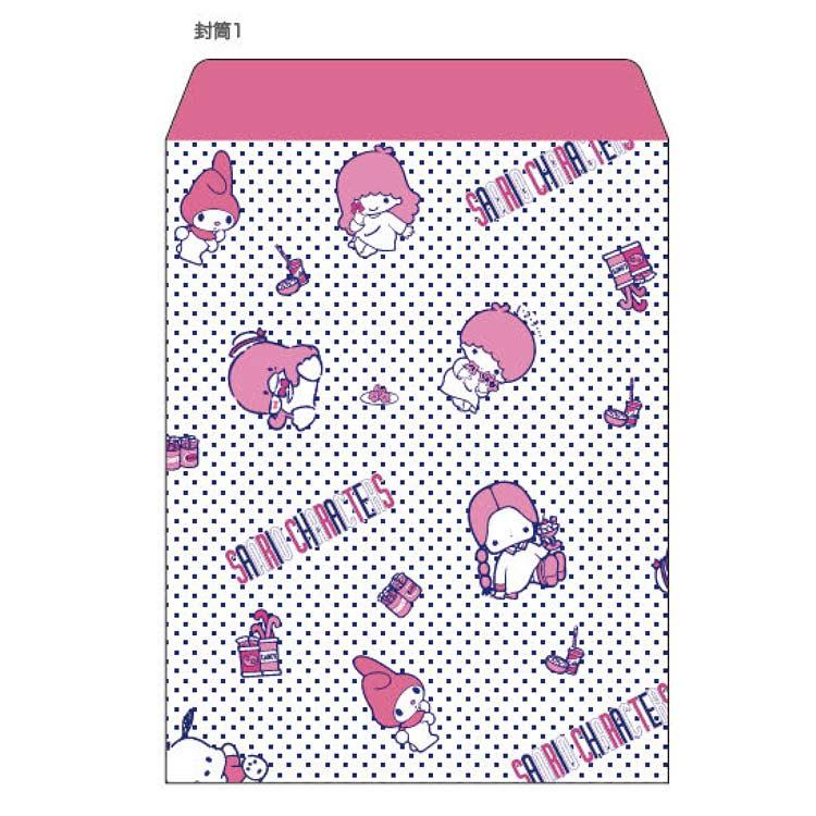 [Clearance][NEW] Sanrio Characters Wrapping Design -Envelope Set -Parl ...